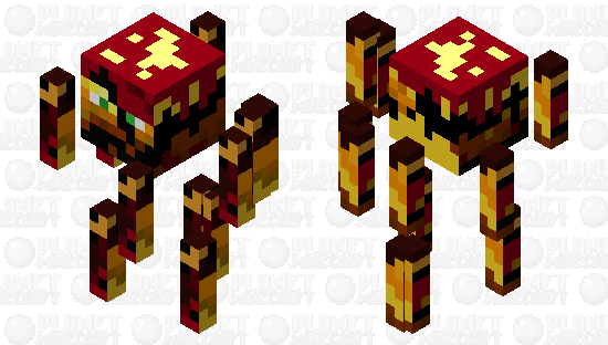 blaze fire Minecraft Mob Skin