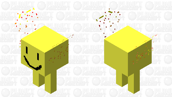 Happy Face with Legs Minecraft Mob Skin