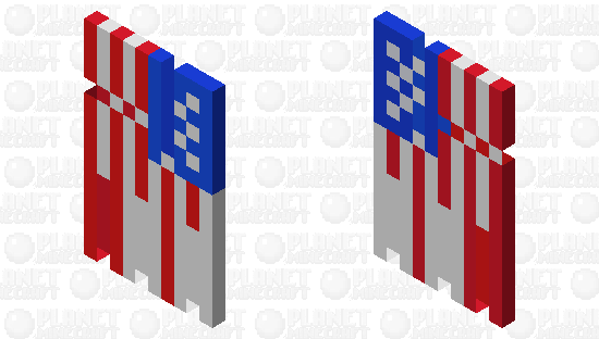 the ripped cape/flag Minecraft Mob Skin