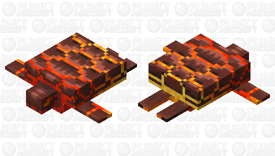 Flame turtle Minecraft Mob Skin