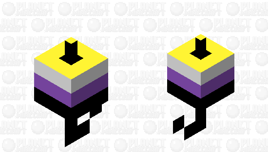 non binary fishing bobber Minecraft Mob Skin