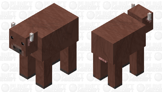 Cow Minecraft Mob Skin