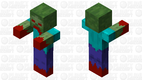 red zombie Minecraft Mob Skin