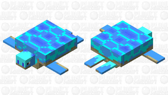 blue tortes Minecraft Mob Skin