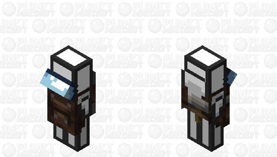 Among us / manikin / work:toolsmith / low resolution / remade Minecraft Mob Skin