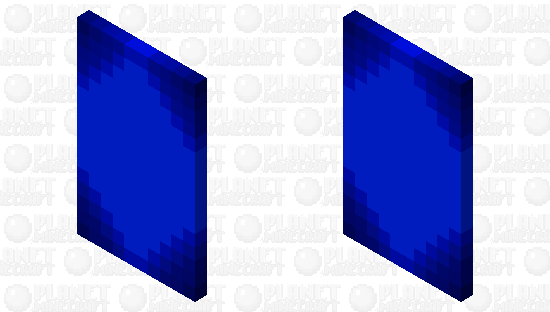 blue cape Minecraft Mob Skin