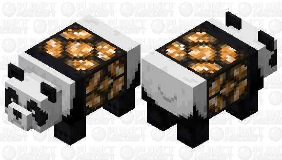 Panda lamp Minecraft Mob Skin