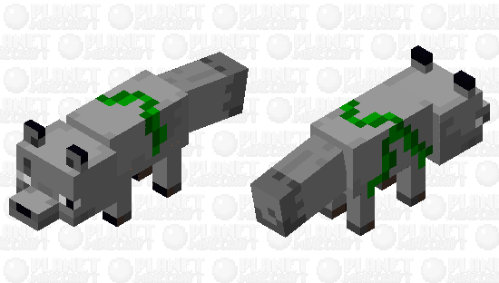 Cave Fox (Bedrock Model) Minecraft Mob Skin