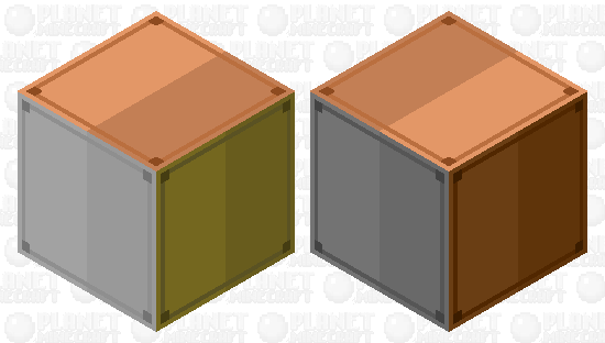 Scrap Metal Shulker Box Minecraft Mob Skin