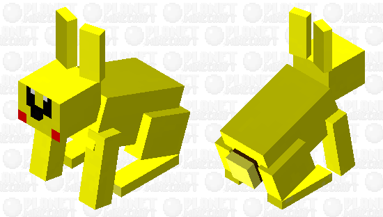 Pikachu Minecraft Mob Skin