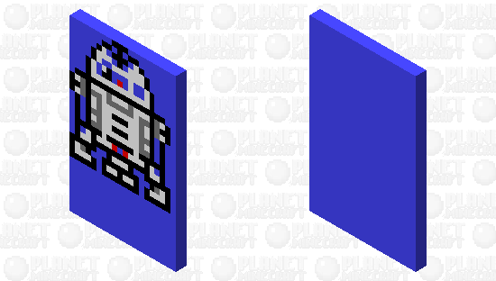 R2D2 cape Minecraft Mob Skin