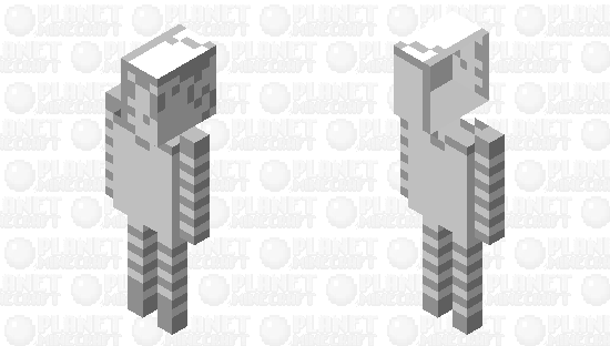 Sliva productions-white head skeleton Minecraft Mob Skin