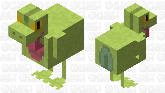 Treecko - Pokemon Chicken Replacer Minecraft Mob Skin
