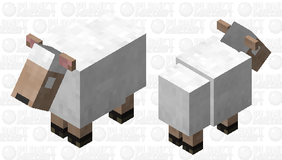 Sheep, shoopling or shepling / from the nether / Remade / Retexturized ...