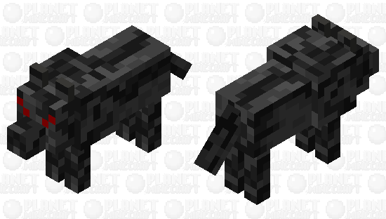 spider wolf Minecraft Mob Skin