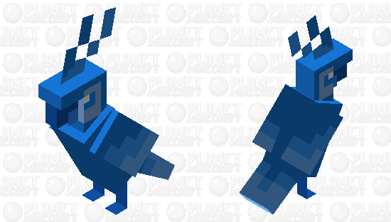 Ice Birb Minecraft Mob Skin