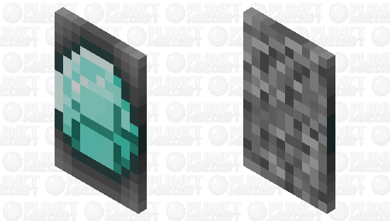 Gray Diamond Cape Minecraft Mob Skin