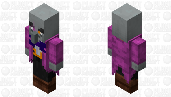 Entertainer Illager / re-texturing / V.1. Minecraft Mob Skin