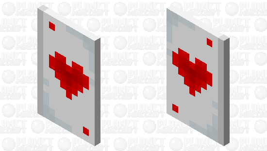 Red Heart Cape by Blade_51 Minecraft Mob Skin