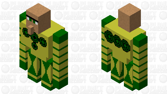 Mega King Villager BATTLE BOT Minecraft Mob Skin