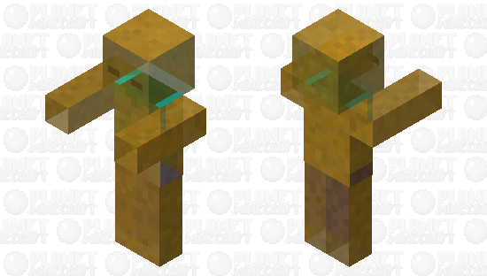 Honey zomBee Minecraft Mob Skin