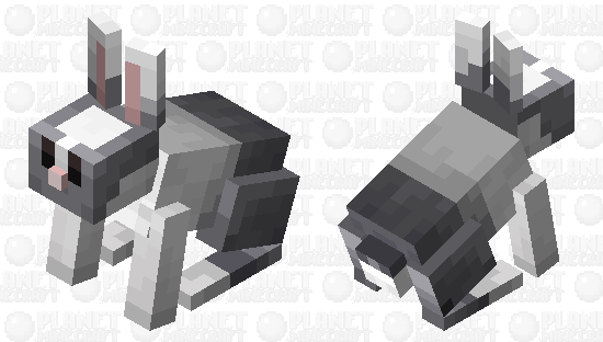 Vested Rabbit Minecraft Mob Skin