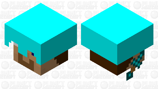 steve head that hops towards you Minecraft Mob Skin