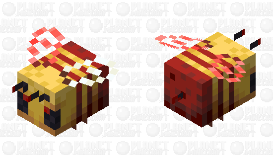 (Cute) Horror Bee Minecraft Mob Skin