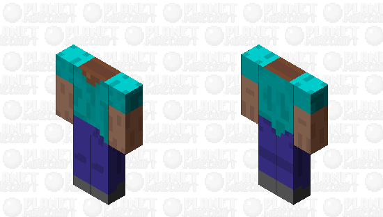 A headless steve who likes gold... Minecraft Mob Skin