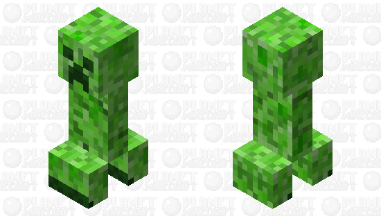Remastered Creeper Minecraft Mob Skin
