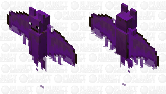 Mystic purple bat Minecraft Mob Skin