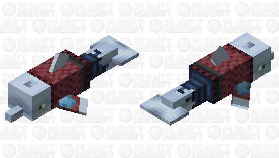 Dophillager [Cursed_pillager] RAMEKE Minecraft Mob Skin