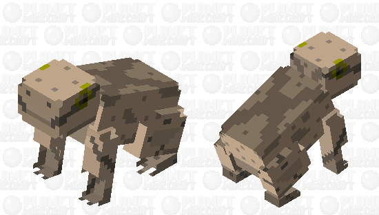 Spring Peeper Frog (second entry) Minecraft Mob Skin