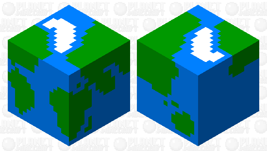 Earth globe Minecraft Mob Skin