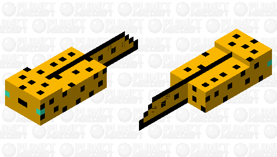 Eletrical Eel Minecraft Mob Skin