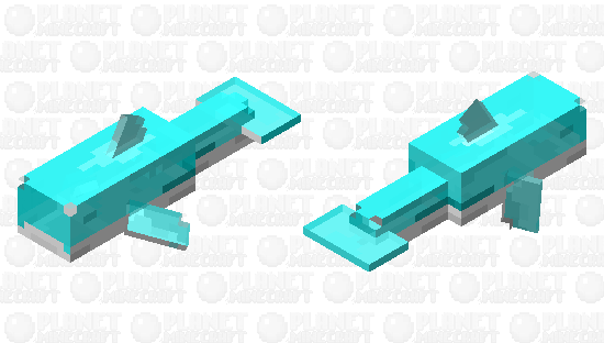 Gummi Shark [Blue] [Non Hd] (Java) Minecraft Mob Skin