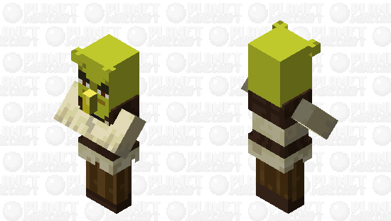Shrek Minecraft Mob Skin
