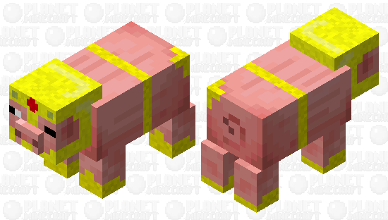 King pig Minecraft Mob Skin
