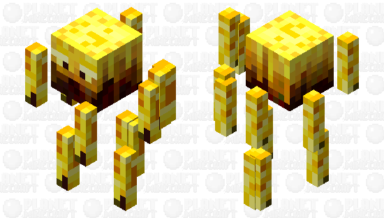 tweaked blaze Minecraft Mob Skin