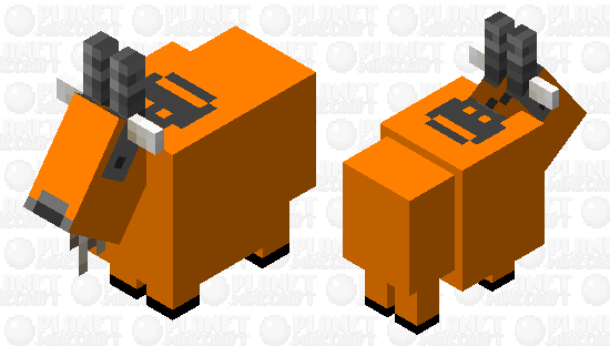 pumpkin goat Minecraft Mob Skin