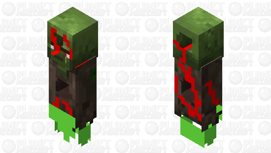 Ghost zombie Minecraft Mob Skin