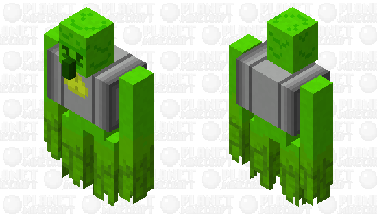 Toxic Sludge Iron Golem Remaster Minecraft Mob Skin