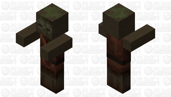 Nether Zombie Minecraft Mob Skin