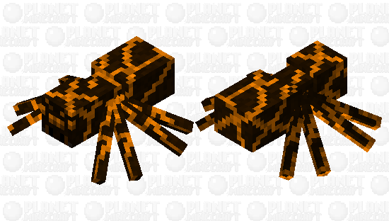 Magma Spider Minecraft Mob Skin