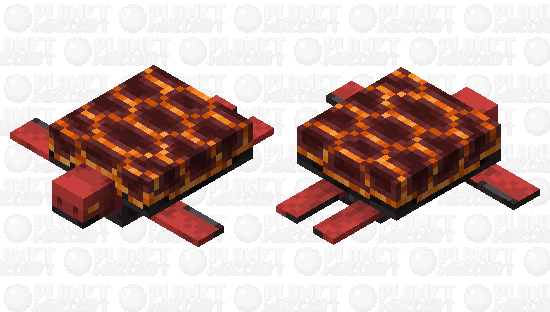 Magma Turtle Minecraft Mob Skin