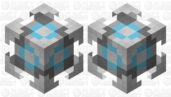 Aperture Science weighted Storage Cube Minecraft Mob Skin