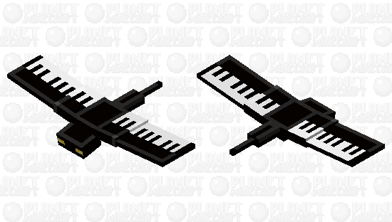 Piano Phantom Minecraft Mob Skin
