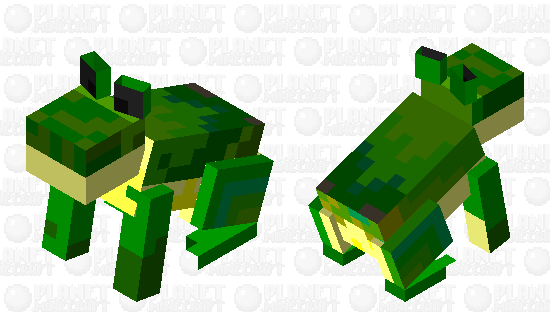 Frog1 (Bullfrog) Minecraft Mob Skin
