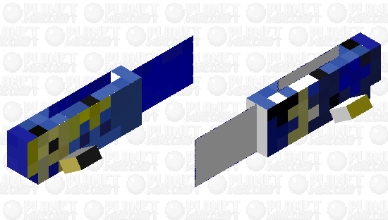 Blue Tang Minecraft Mob Skin