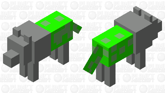 Military wolf Minecraft Mob Skin